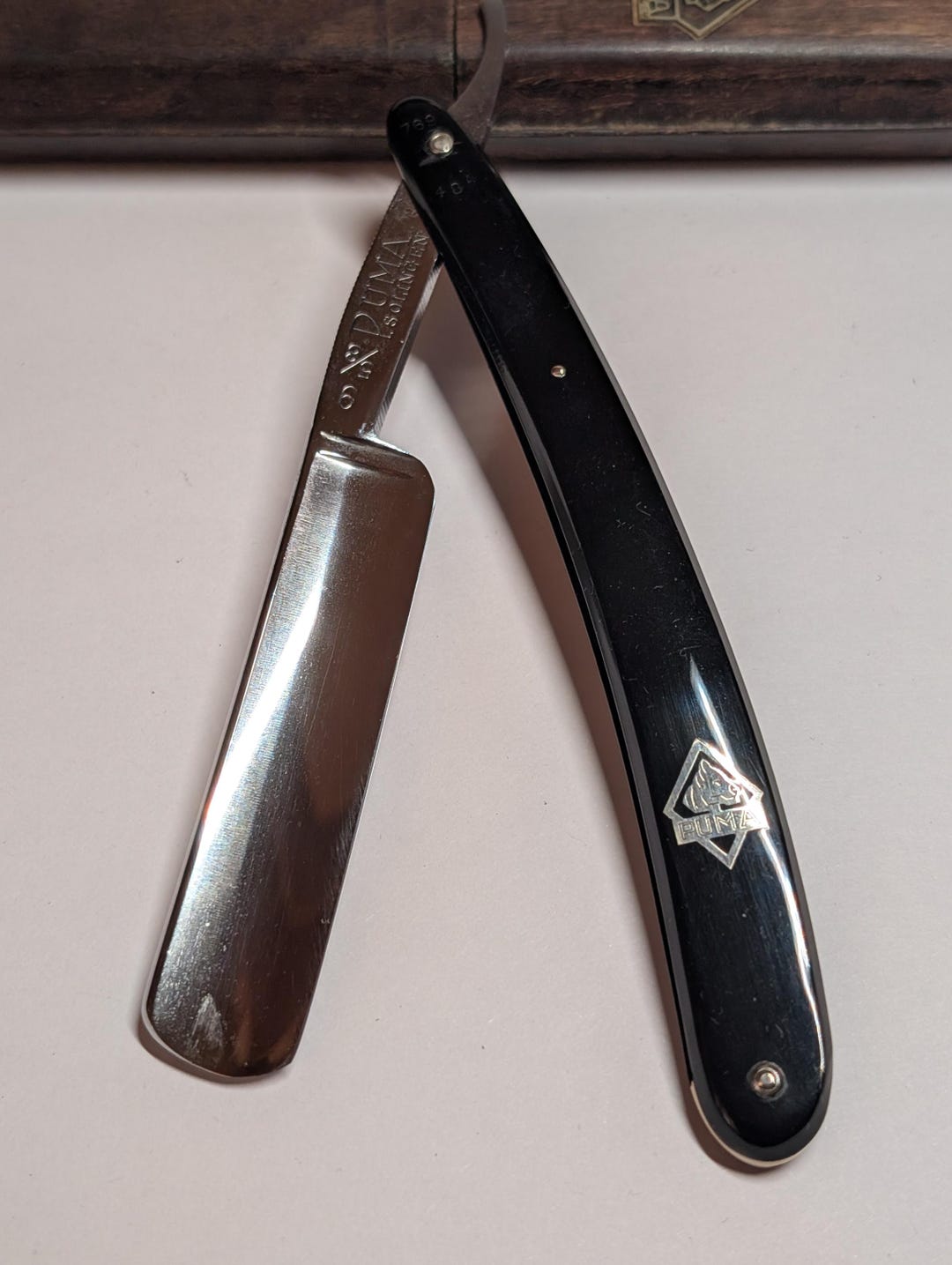 Rare! Straight Razor Puma #9 5/8 Solingen - Etsy