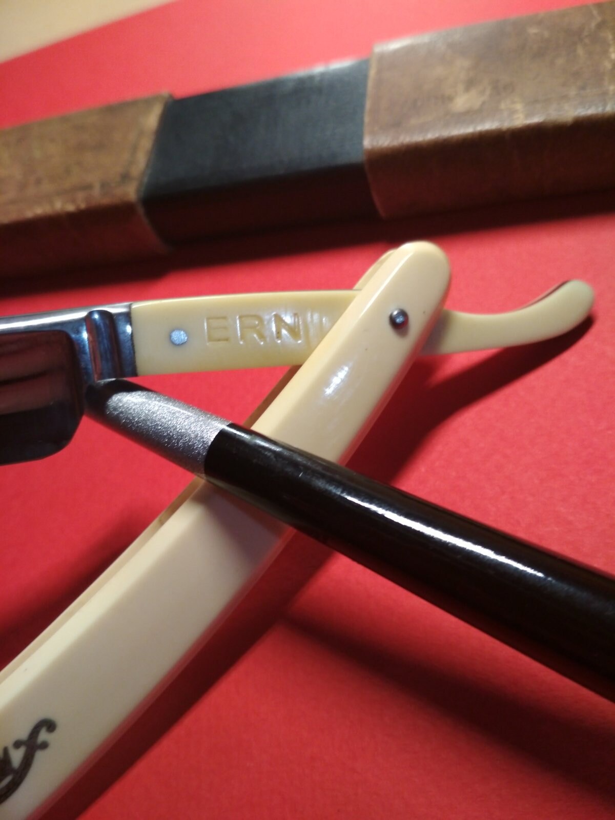 ERN Crown & Sword Straight Razor Germany - Etsy