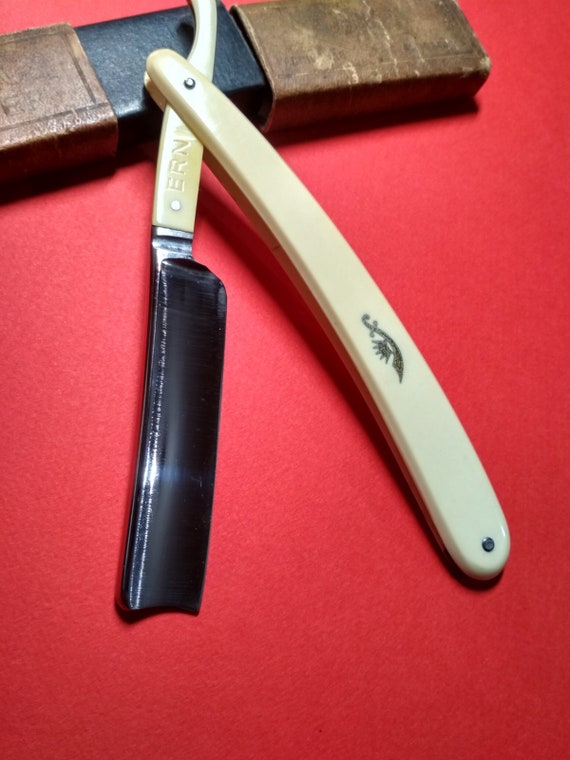 ERN Crown & Sword Straight Razor Germany - Etsy
