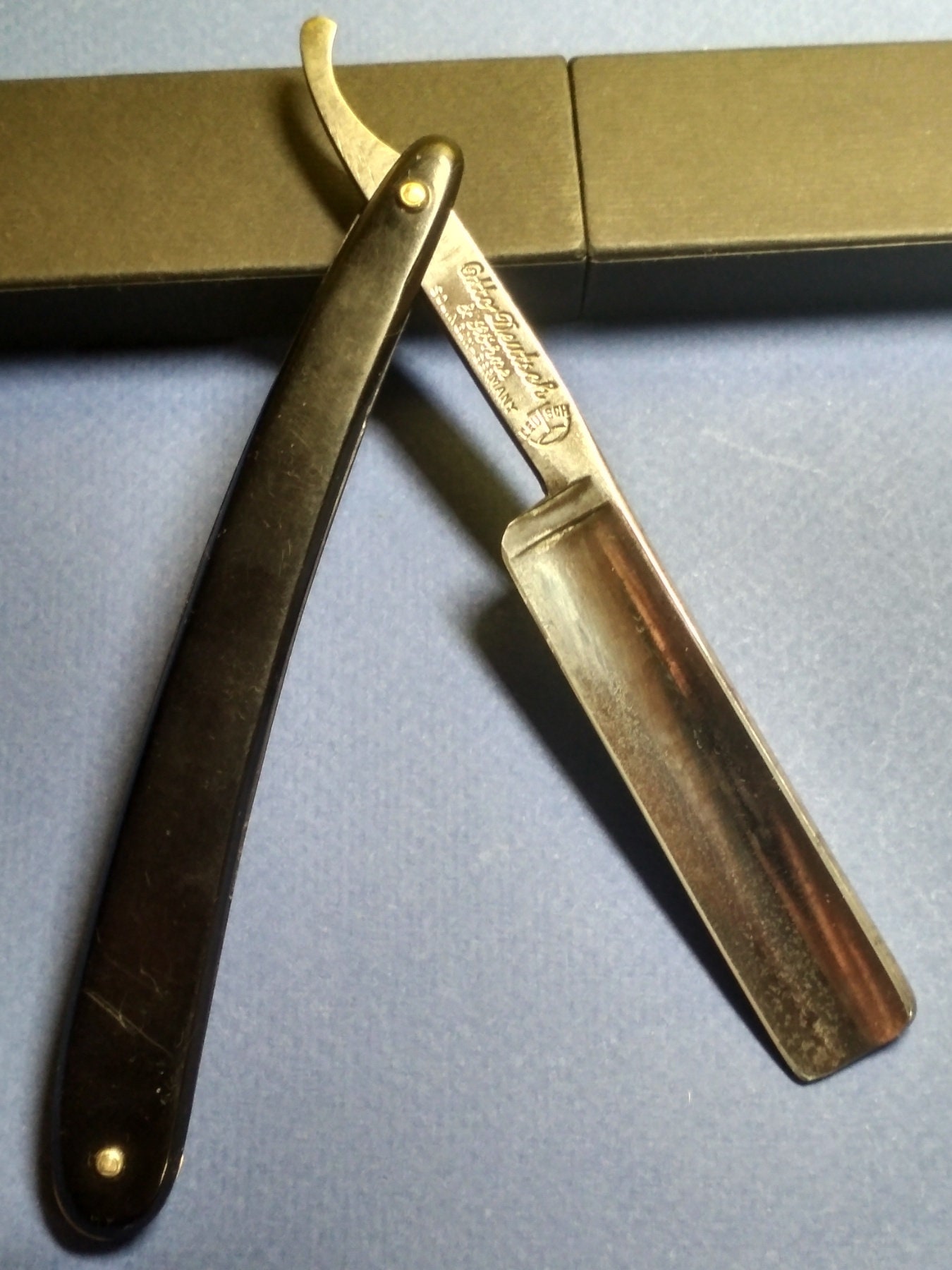 Vintage Straight Razor Otto Deutsch's Hans - Etsy