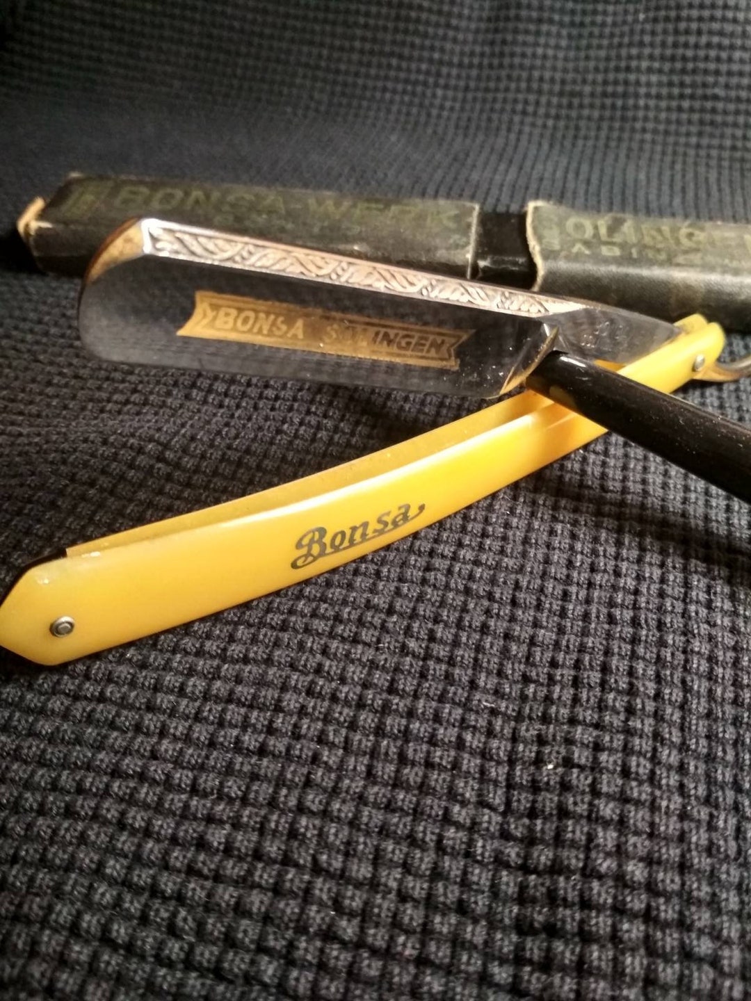 Vintage Straight Razor Solingen Bonsa - Etsy