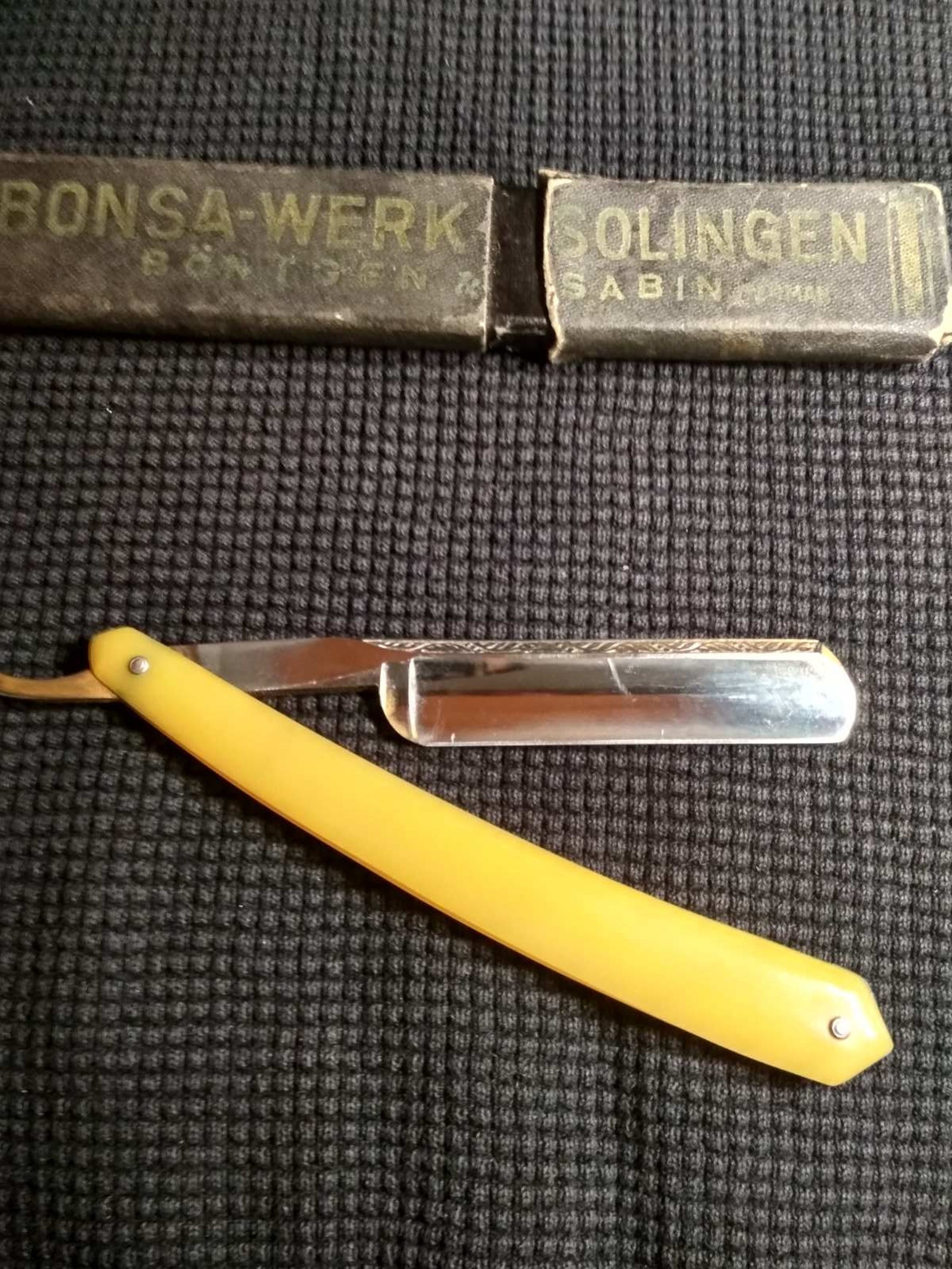 Vintage Straight Razor Solingen Bonsa - Etsy