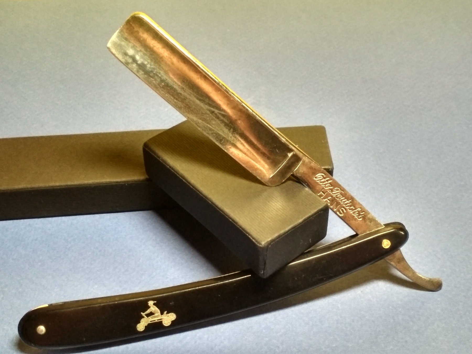 Vintage Straight Razor Otto Deutsch's Hans - Etsy
