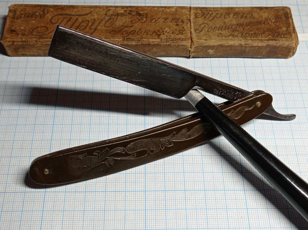 Straight Razor "stamp" - Etsy