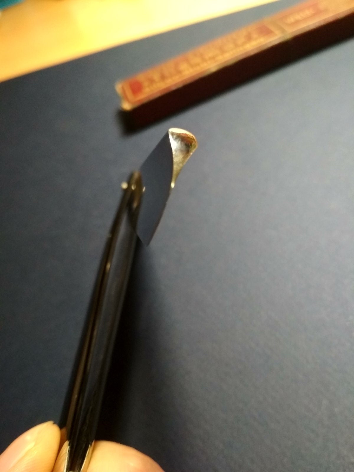 Vintage TUCKMAR Black Handle Straight Razor - Etsy