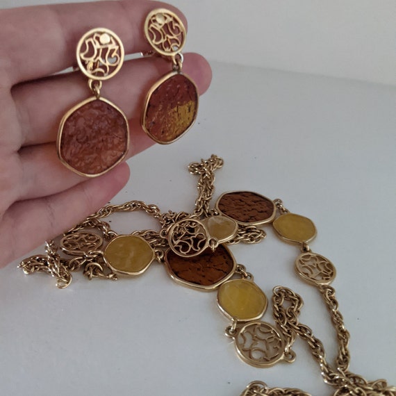 Vintage Sarah Coventry Set "Taste of Honey" 1974 Go… - Gem
