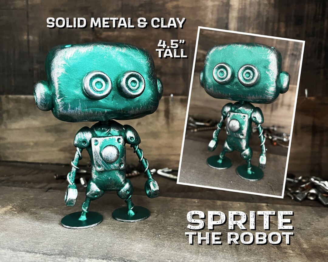 Sprite the Robot Steampunk Robot Space Robot Rustic - Etsy