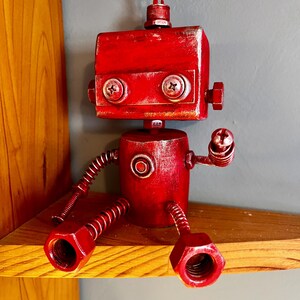 Large Rustic Robot Steampunk Robot Space Robot Old Robot Welded Art ...