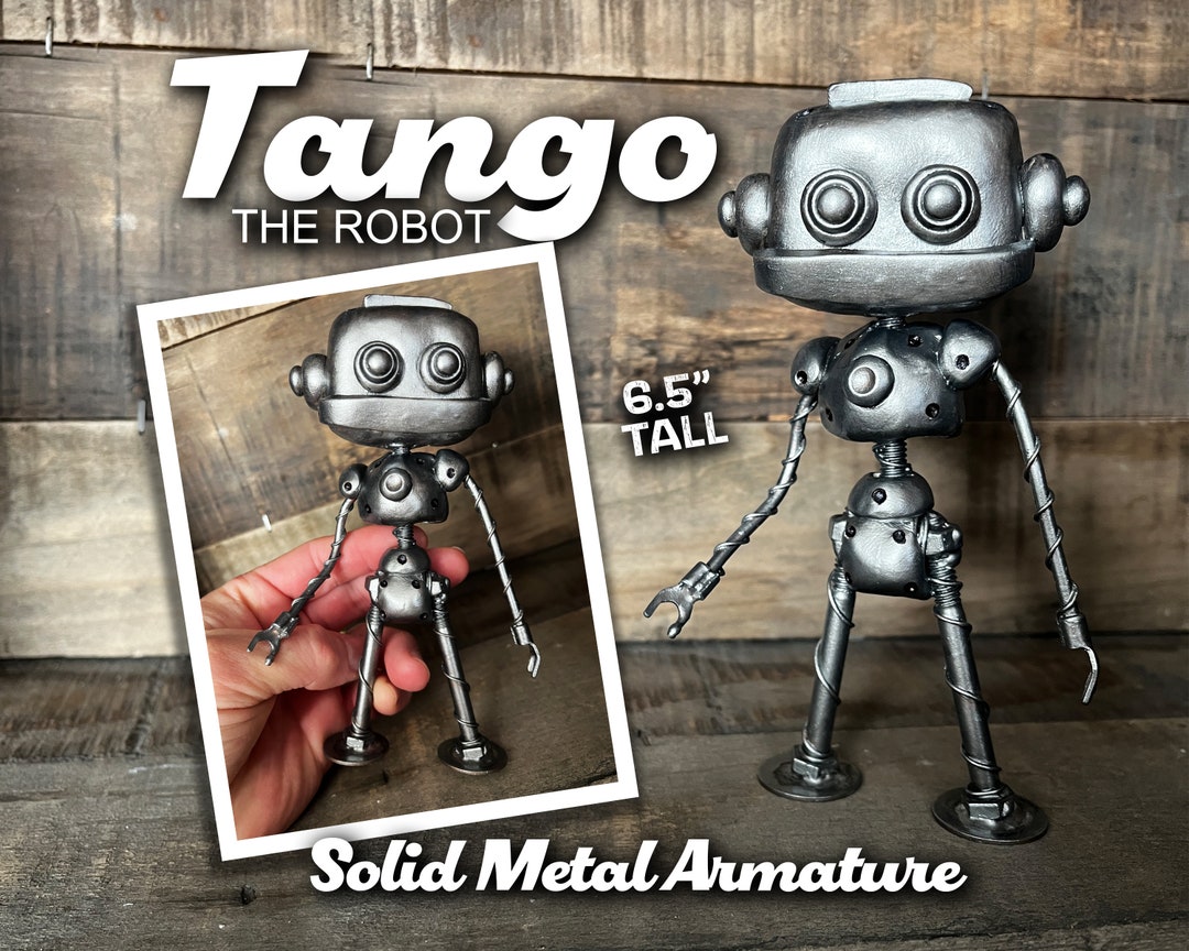 Tango the Robot Steampunk Robot Space Robot Rustic Robot Girl/man Gift ...