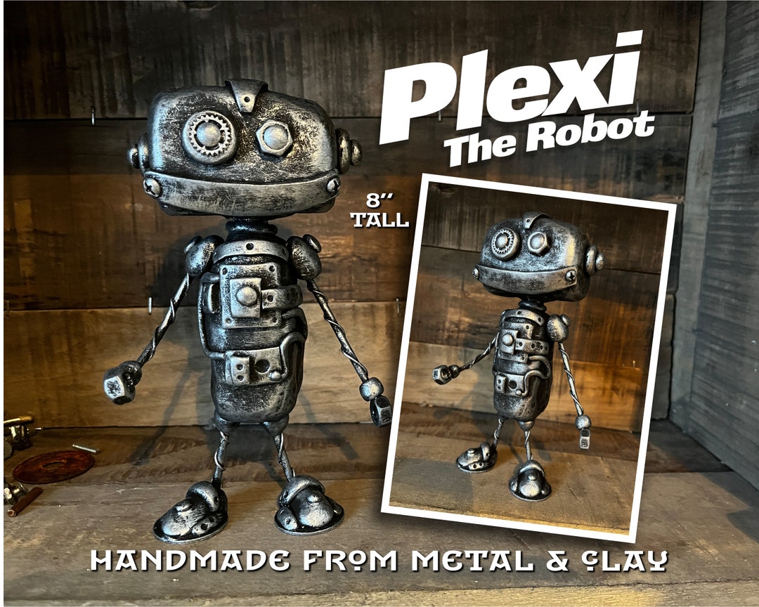 Plexi the Robot | Steampunk Robot | Space Robot | Rustic Robot | Girl ...