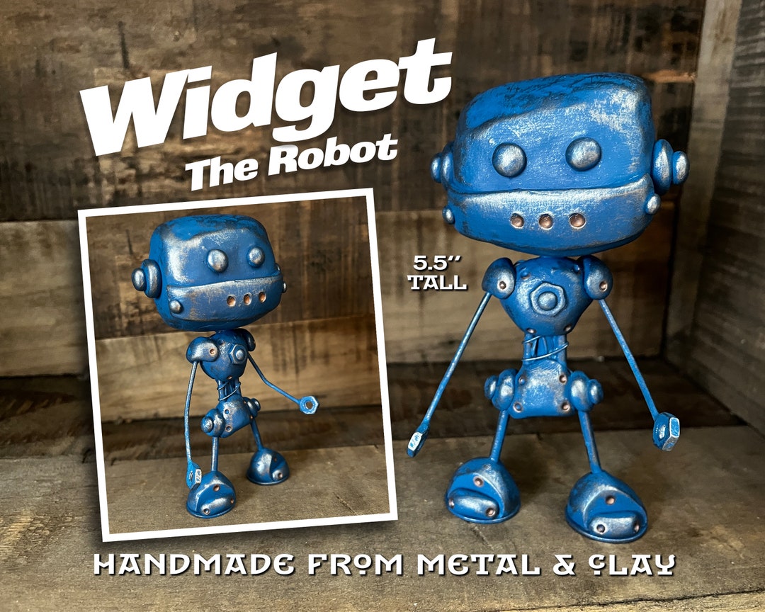 Widget the Robot | Steampunk Robot | Space Robot | Rustic Robot | Girl ...