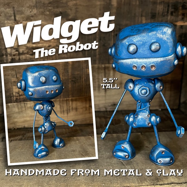 Polymer Clay Robot - Etsy