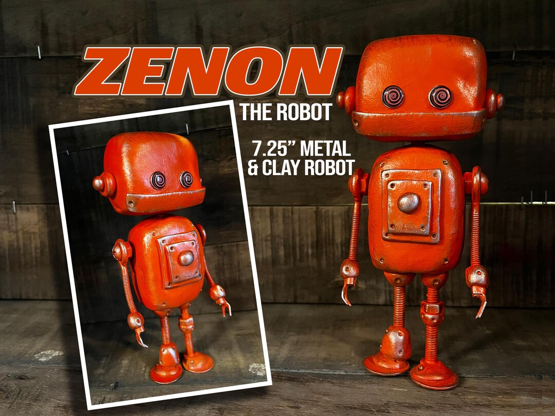 Zenon the Robot Steampunk Robot Space Robot Rustic Robot Girl/man Gift ...