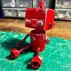 Large Rustic Robot Steampunk Robot Space Robot Old Robot Welded Art ...