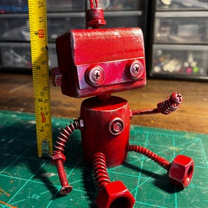 Large Rustic Robot Steampunk Robot Space Robot Old Robot Welded Art ...