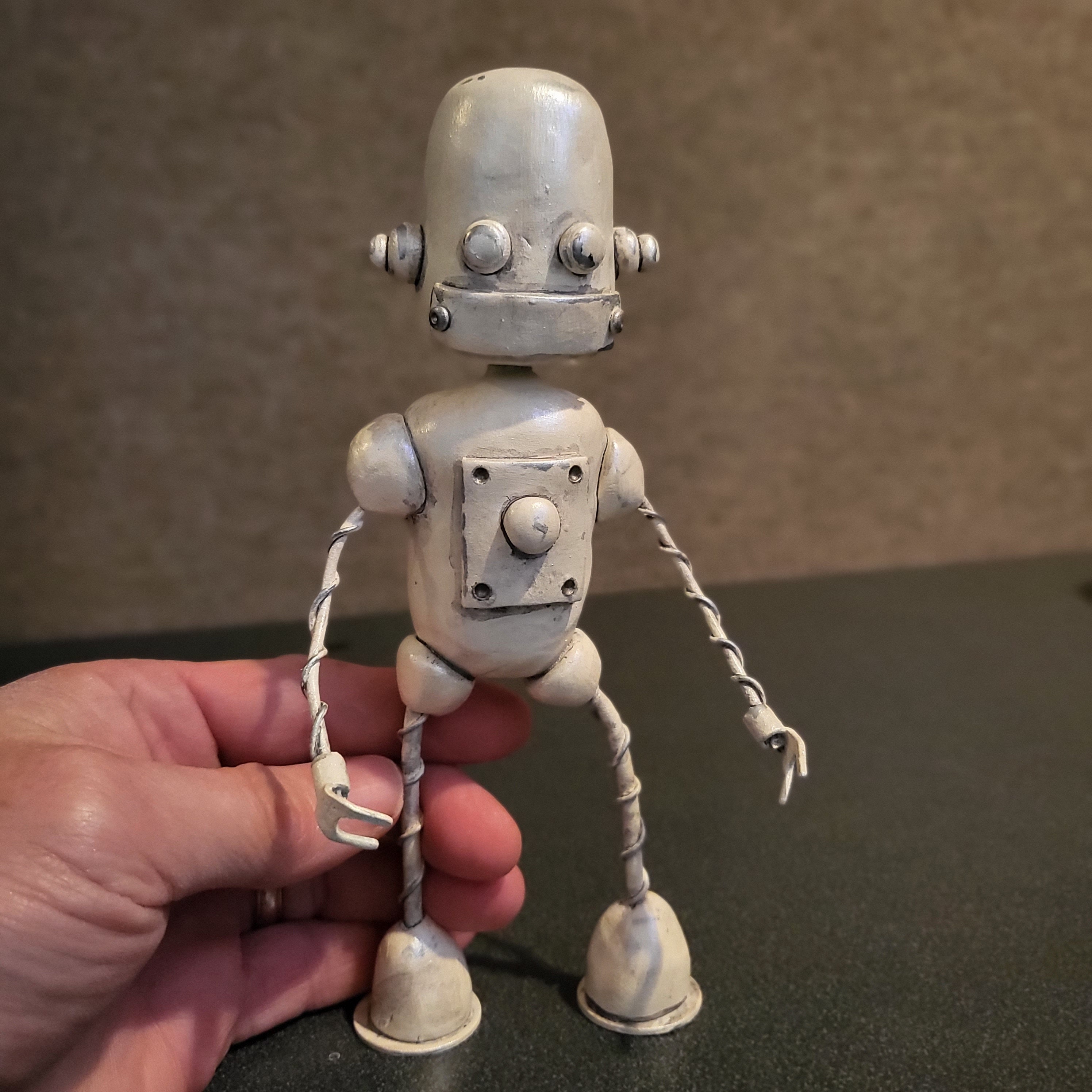 Clunk the Robot Steampunk Robot Space Robot Rustic Robot - Etsy