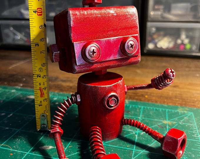 Rustic Sitting Robot | Steampunk Robot | Space Robot | Old Robot ...