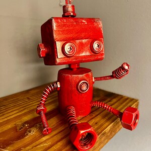 Large Rustic Robot Steampunk Robot Space Robot Old Robot Welded Art ...