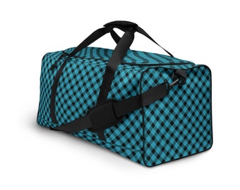 Checkered Duffle Bag - Etsy