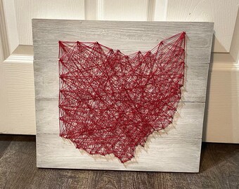 Ohio State String Art - Etsy