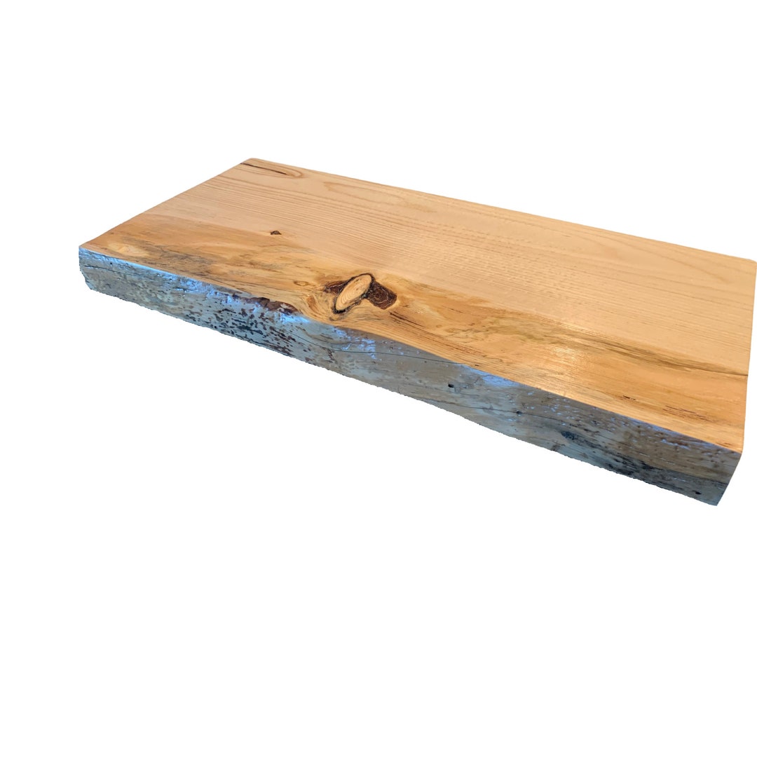 Live Edge Floating Shelf With Hidden Brackets Live Edge - Etsy