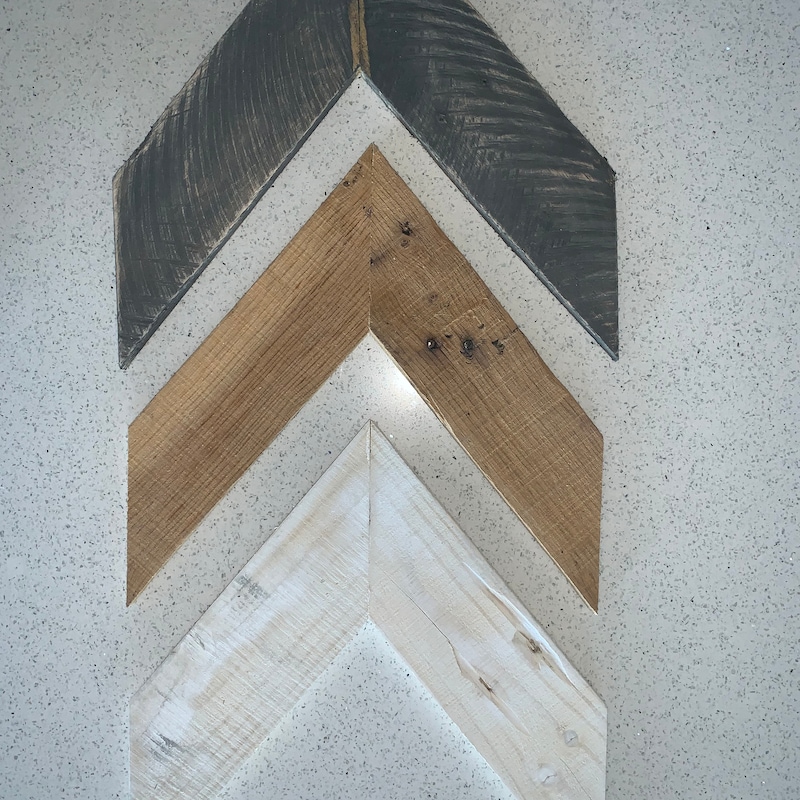 Chevron Wall Decor - Etsy