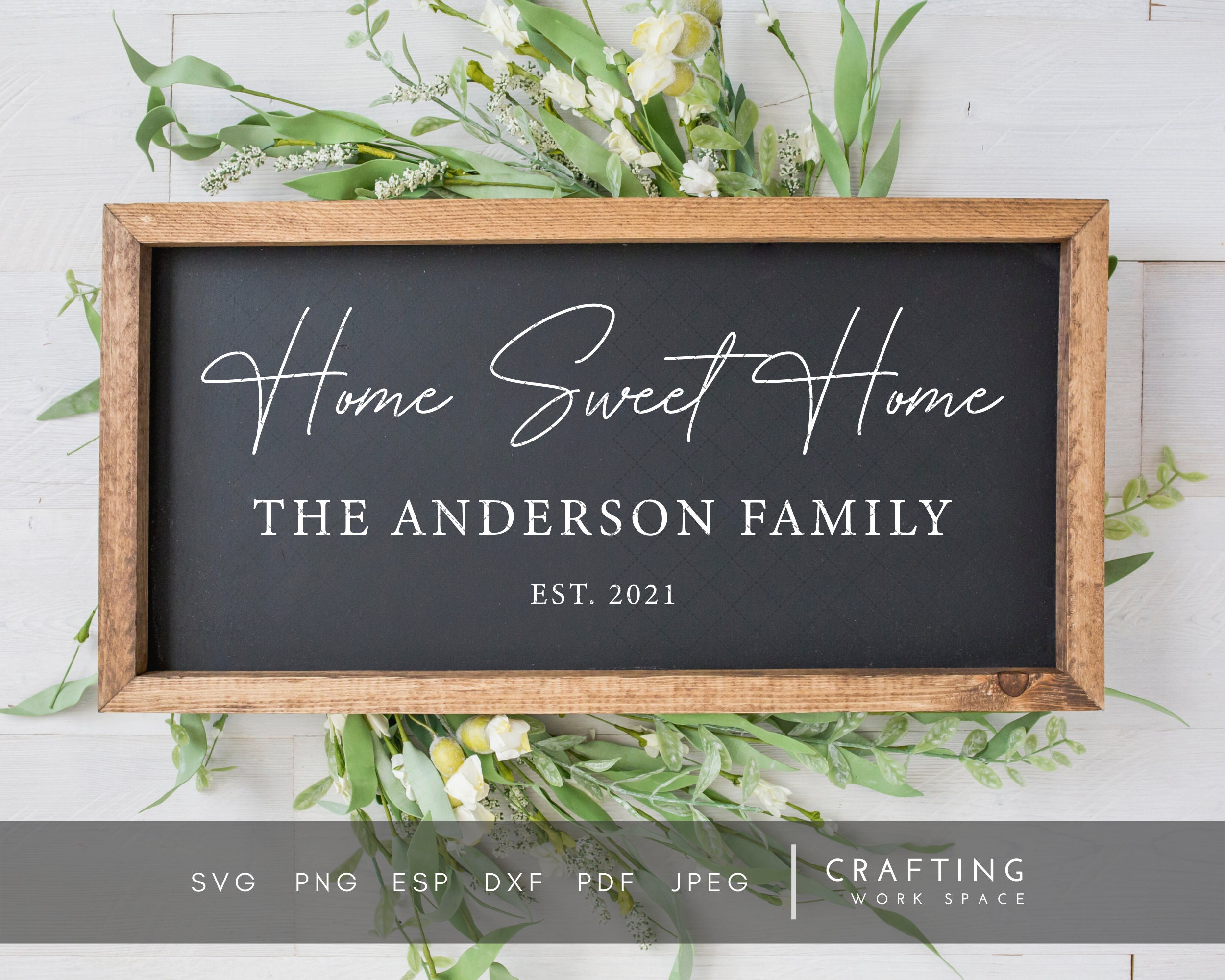 Home Sweet Home Sign Personalized - Etsy