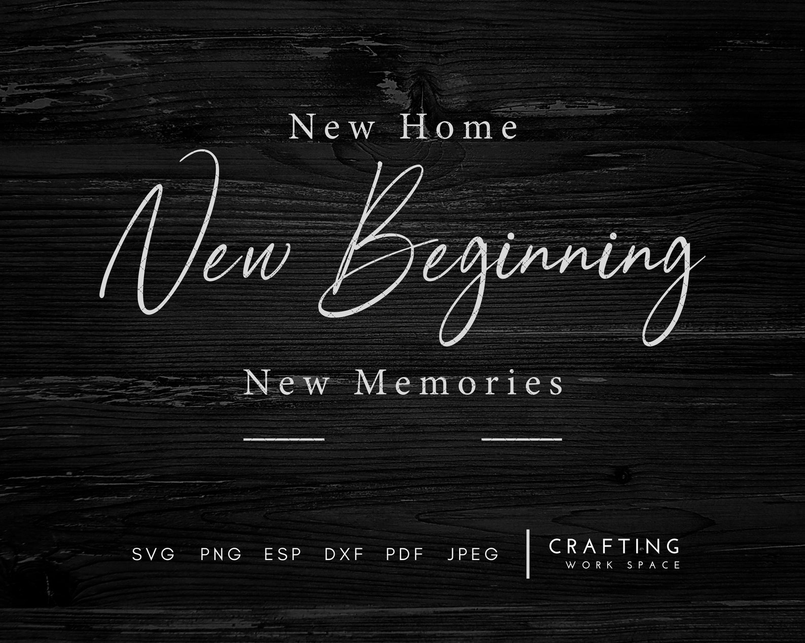 New Home New Beginning New Memories Sign SVG | Personalized Established Sign Housewarming Gift ...