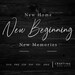 New Home New Beginning New Memories Sign SVG | Personalized Established ...