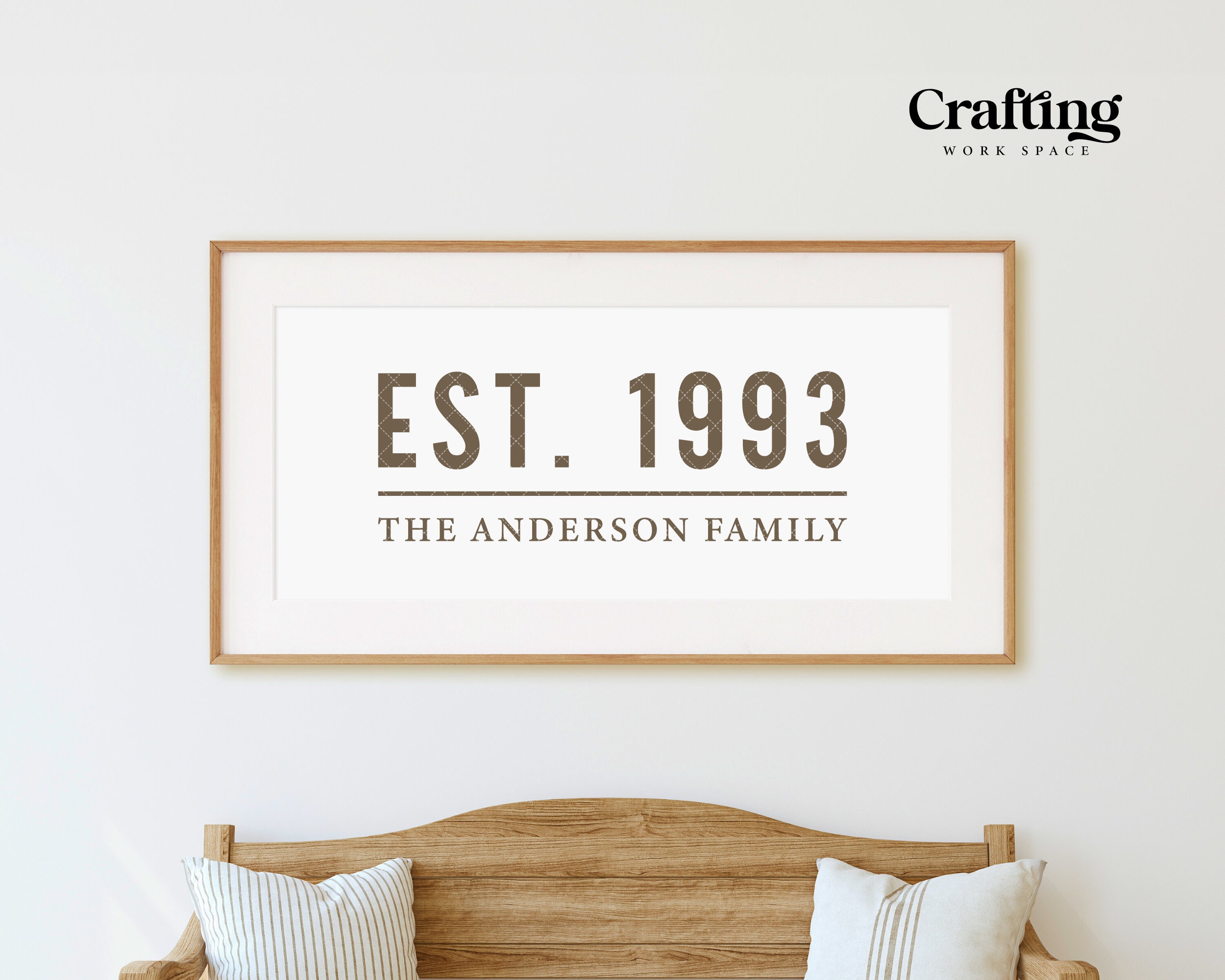 Established With Family Last Name Cricut Template SVG Cut File - Etsy