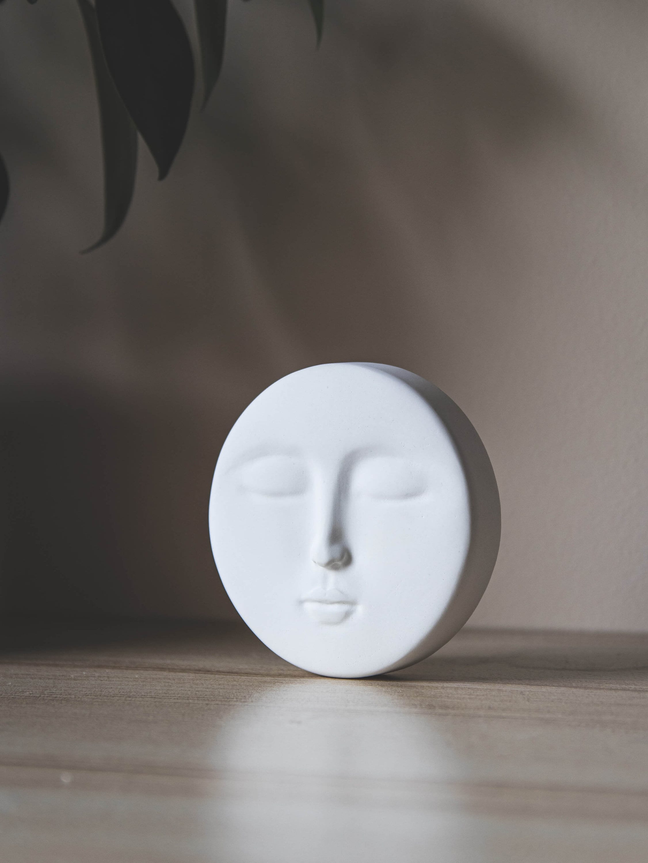 Luna Moon Face Full Moon Sculpture Face Sculpture Boho | Etsy