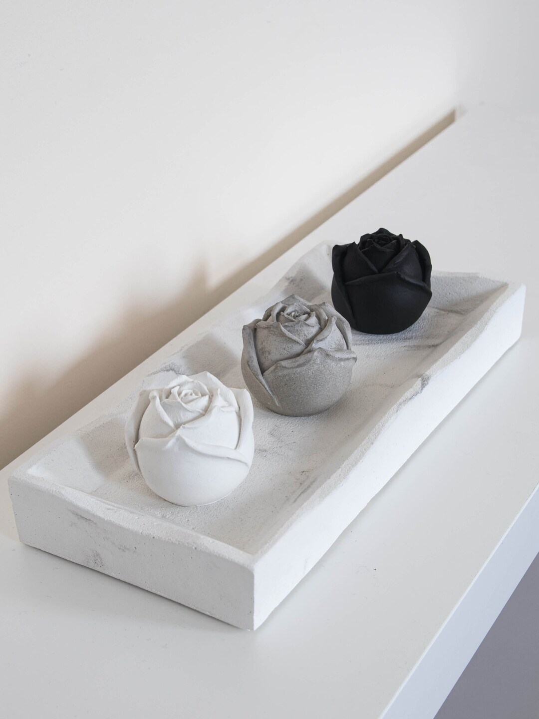 Decorative Concrete Flowers | Concrete Decor | Living Room Decor ...