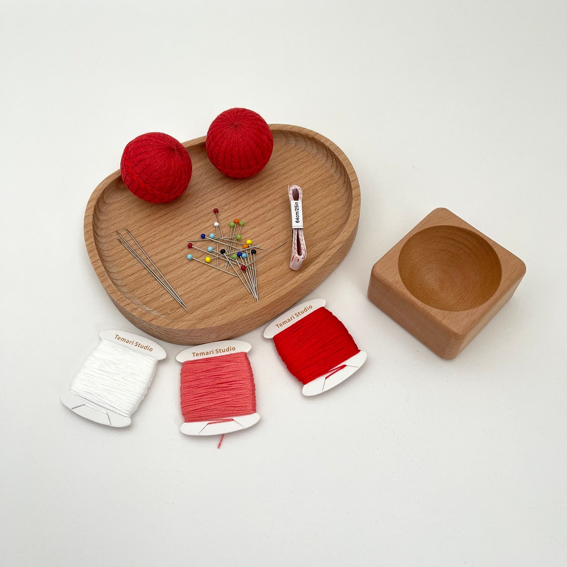 Temari Embroidery Kit for Beginners - Japanese Temari Ball "my Heart ...