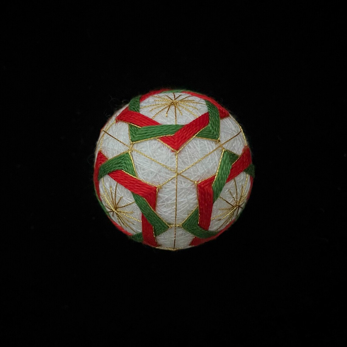 Temari Embroidery Kit for Beginners Christmas Wreath - Etsy