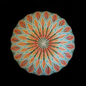 Handmade Temari Ball "butterfly and Flower", Traditional Japanese Kiku ...