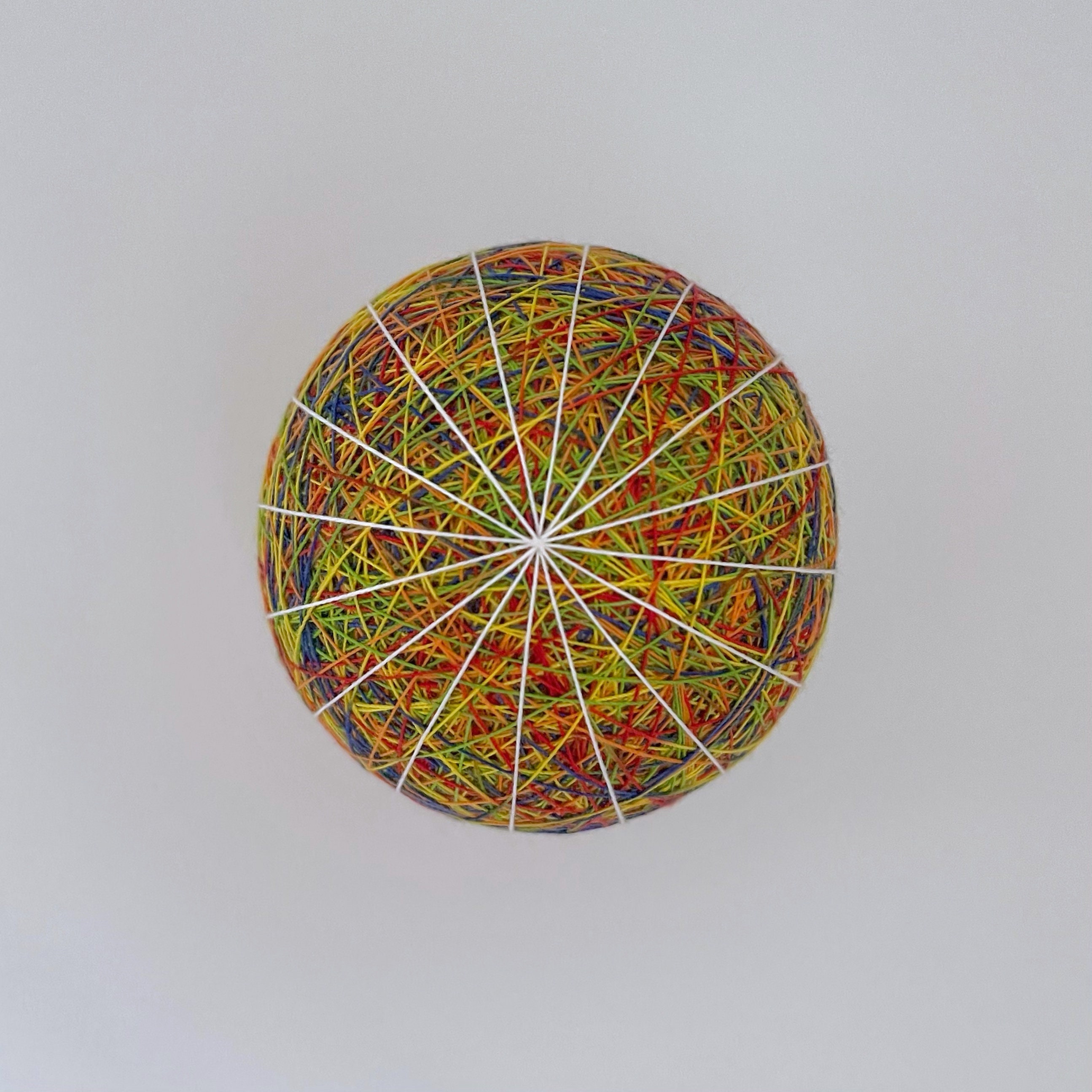 Rainbow Temari Core Ball Ready for Embroidery Simple or - Etsy Australia