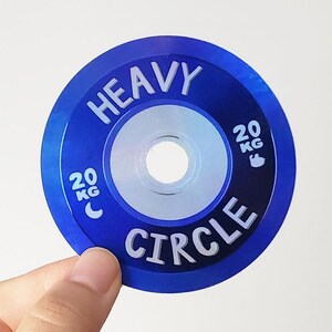 Weightlifting Kilo Plates Vinyl Stickers (holographic) | Olympic ...