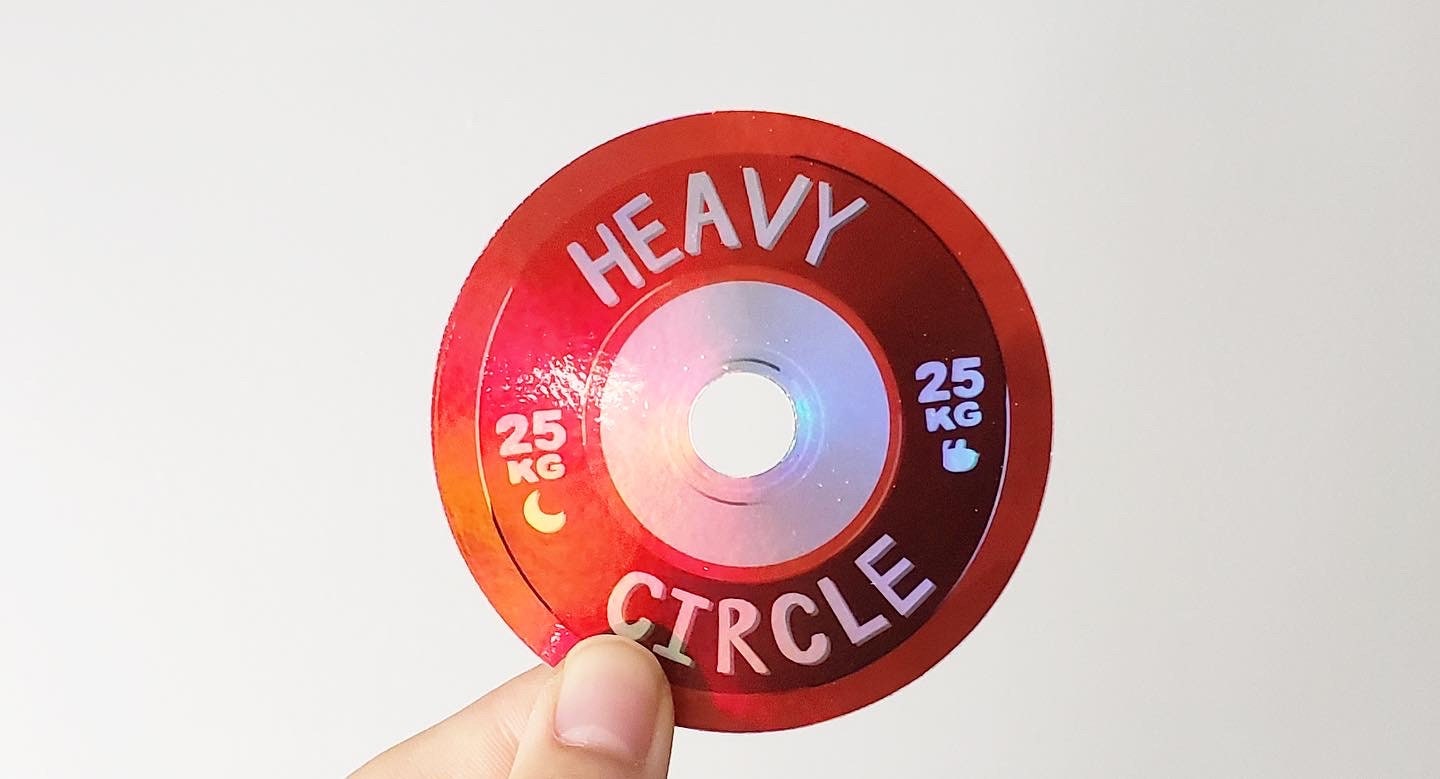 Weightlifting Kilo Plates Vinyl Stickers holographic | Etsy