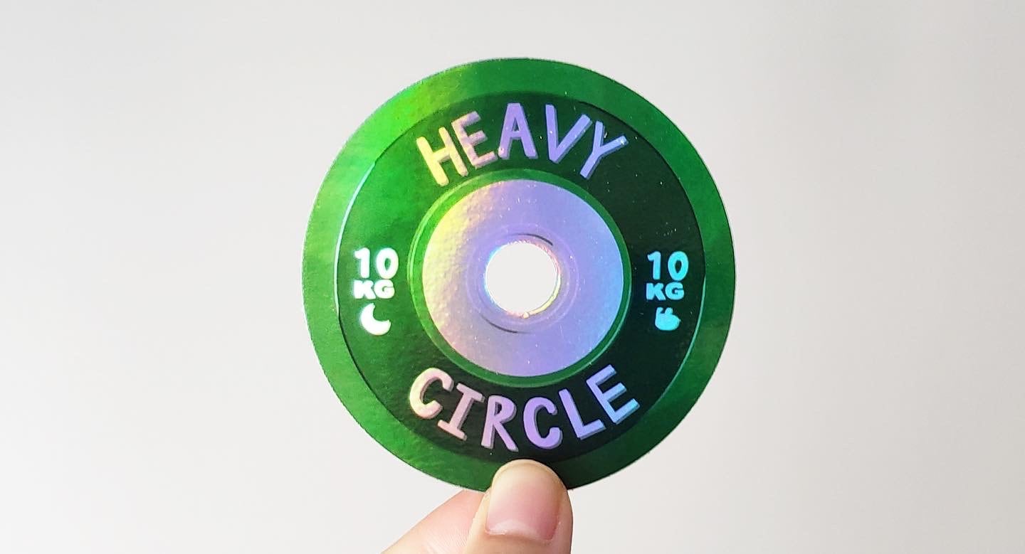 Weightlifting Kilo Plates Vinyl Stickers holographic | Etsy