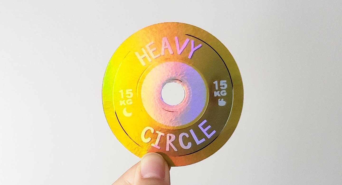 Weightlifting Kilo Plates Vinyl Stickers holographic | Etsy