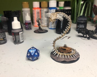 Bone Naga Miniature - Etsy
