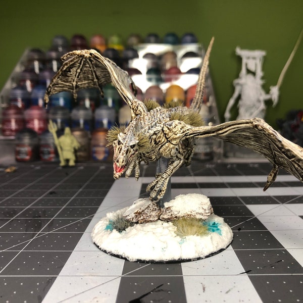 Hand Painted Dragon - Etsy