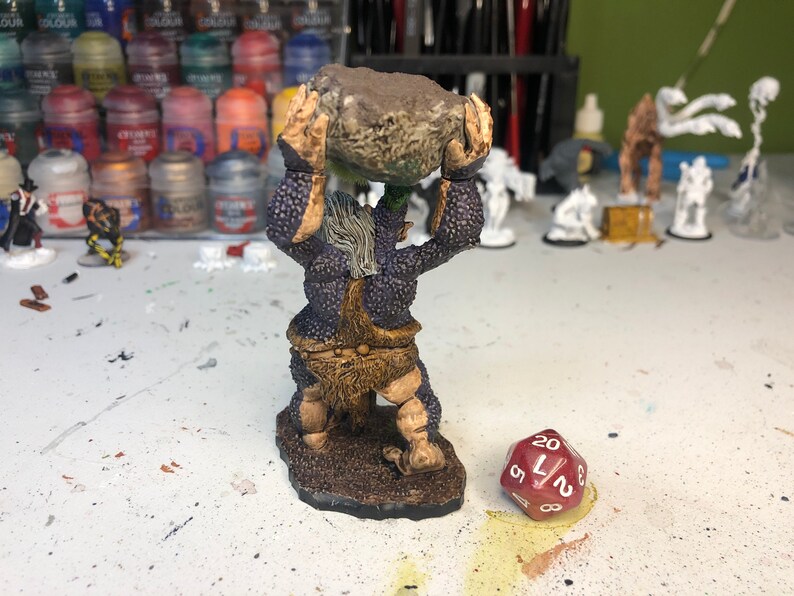 Two Headed Ogre Hand Painted Miniature - Etsy