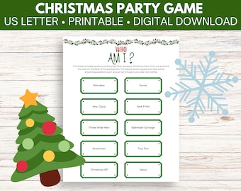 Christmas Scavenger Hunt | Christmas Party Game Printable | Digital ...
