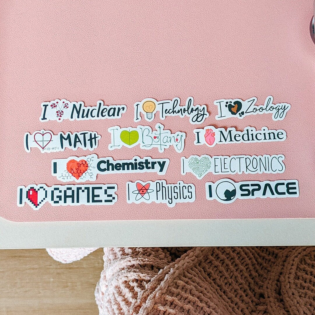 I Heart STEM Stickers **NEW STYLES** - Etsy