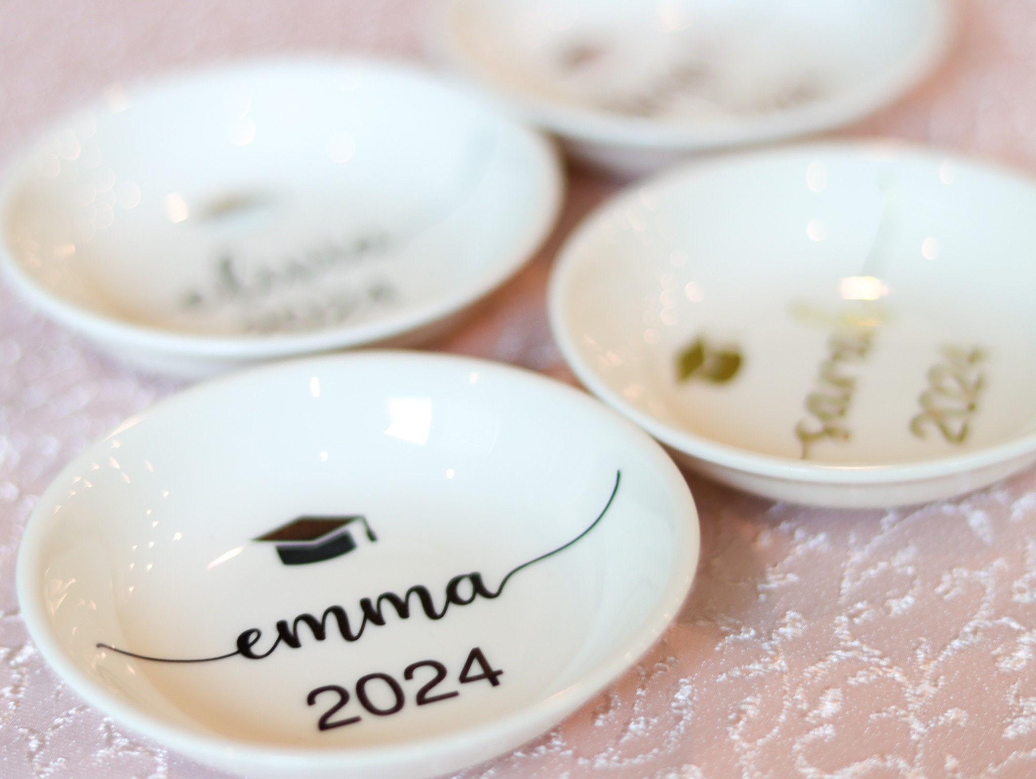 Personalized Graduation Ring Dish, PHD Graduation Present, Master ...