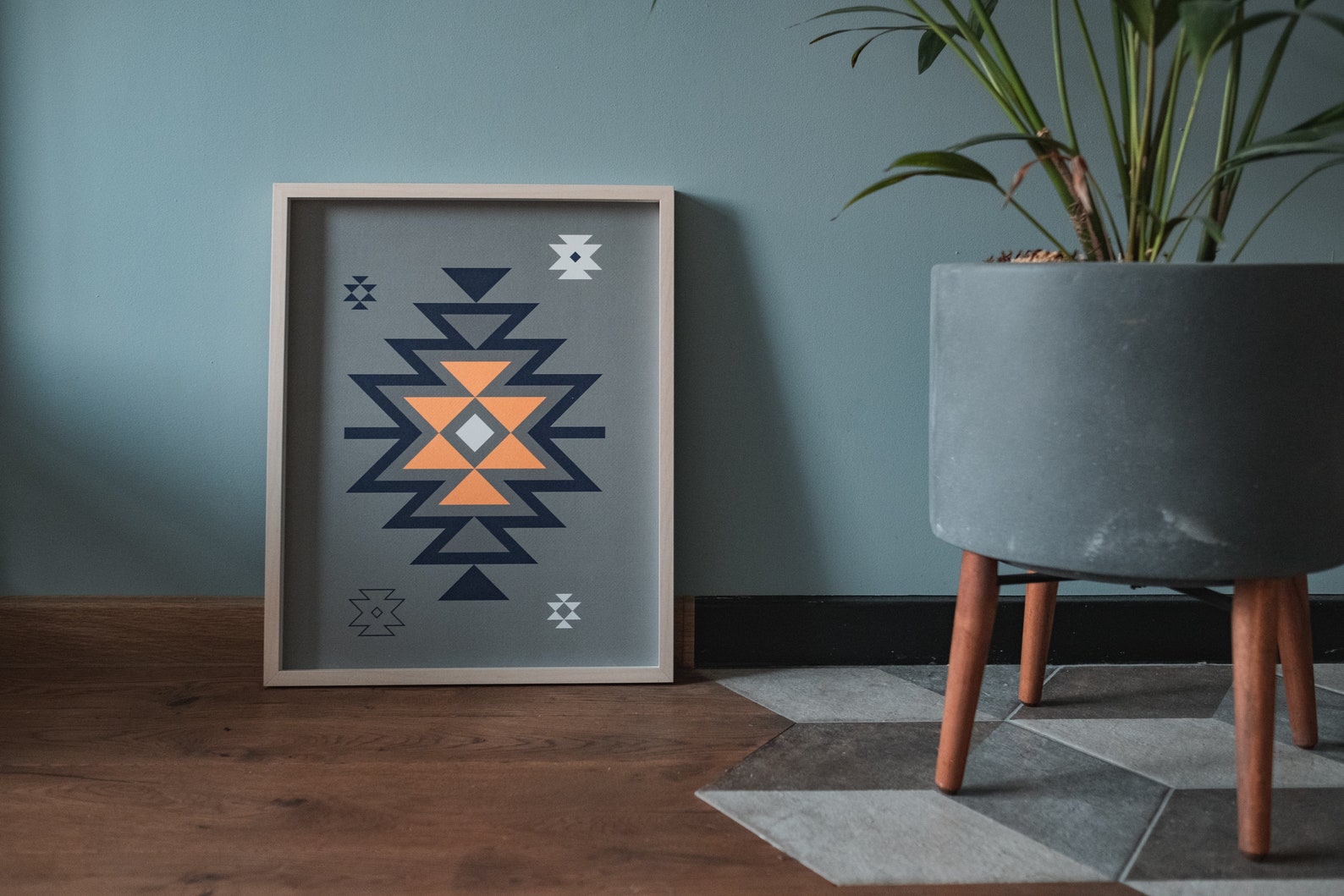 Set of Two Ethnic Downloadable Prints Geometric Print Tribal - Etsy