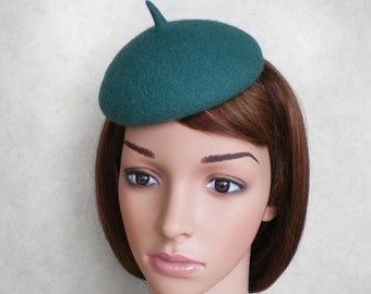 Teal Cocktail Hat - Etsy