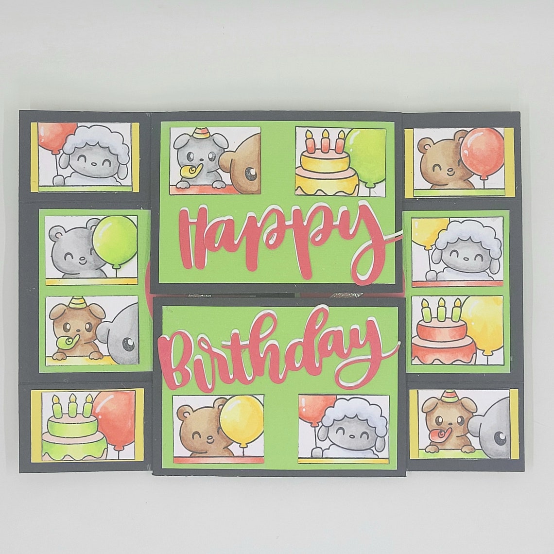 Handmade Customised Never-ending Birthday Card - Etsy