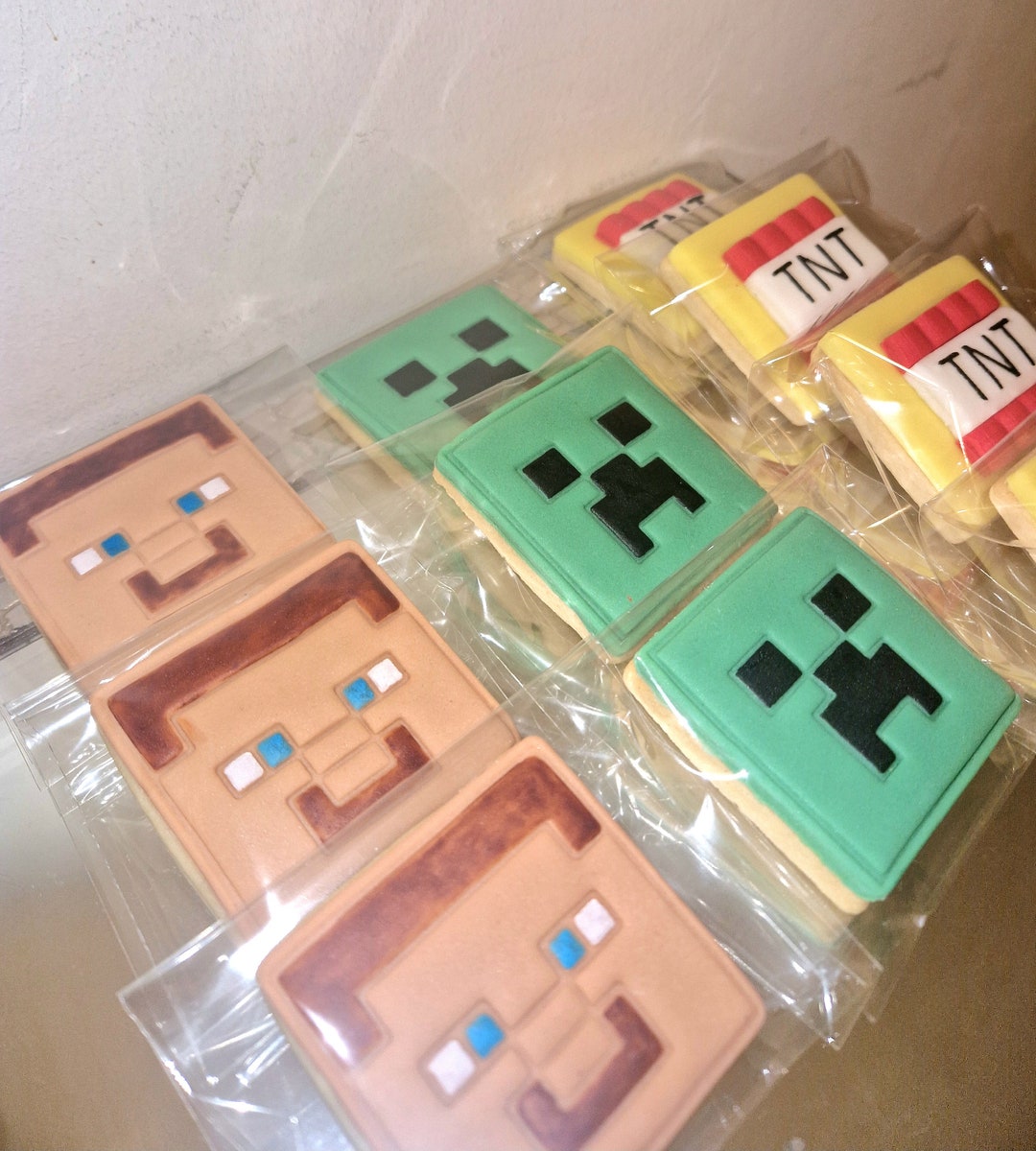 Minecraft Iced Biscuits, Gamers, Minecraft Party, Gaming Birthday ...